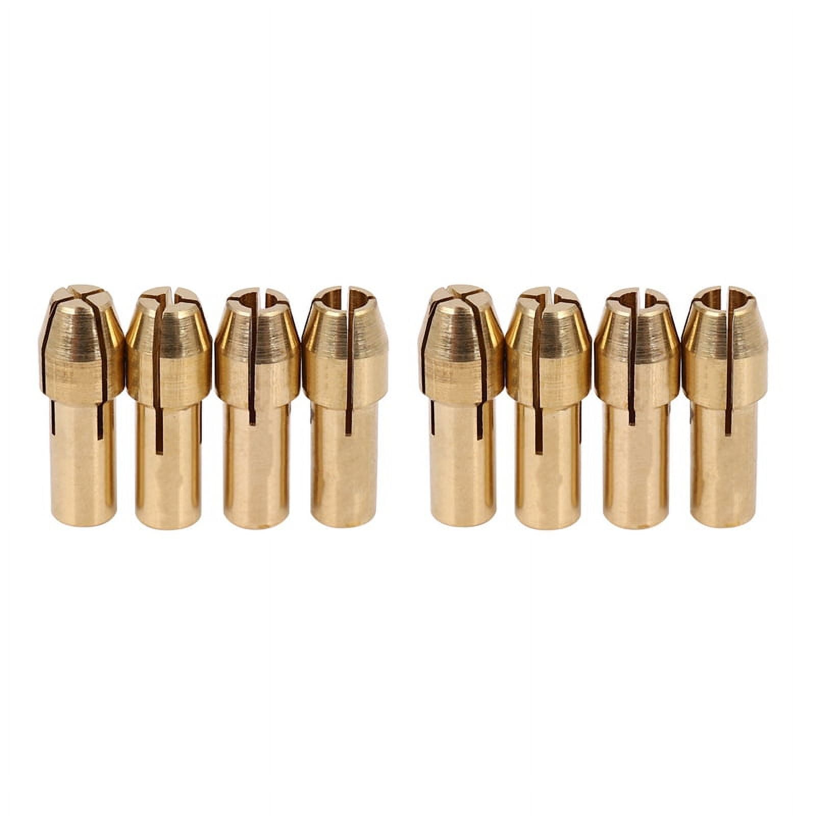 8Pcs Rotary Multi Tool Collet Nut Kit Set for 0.8/ 1.6/ 2.35/ 3.2Mm ...