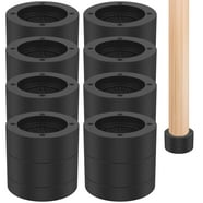 Lift Your Table Adjustable Risers, Set of 4, Sturdy, Black, Counter ...