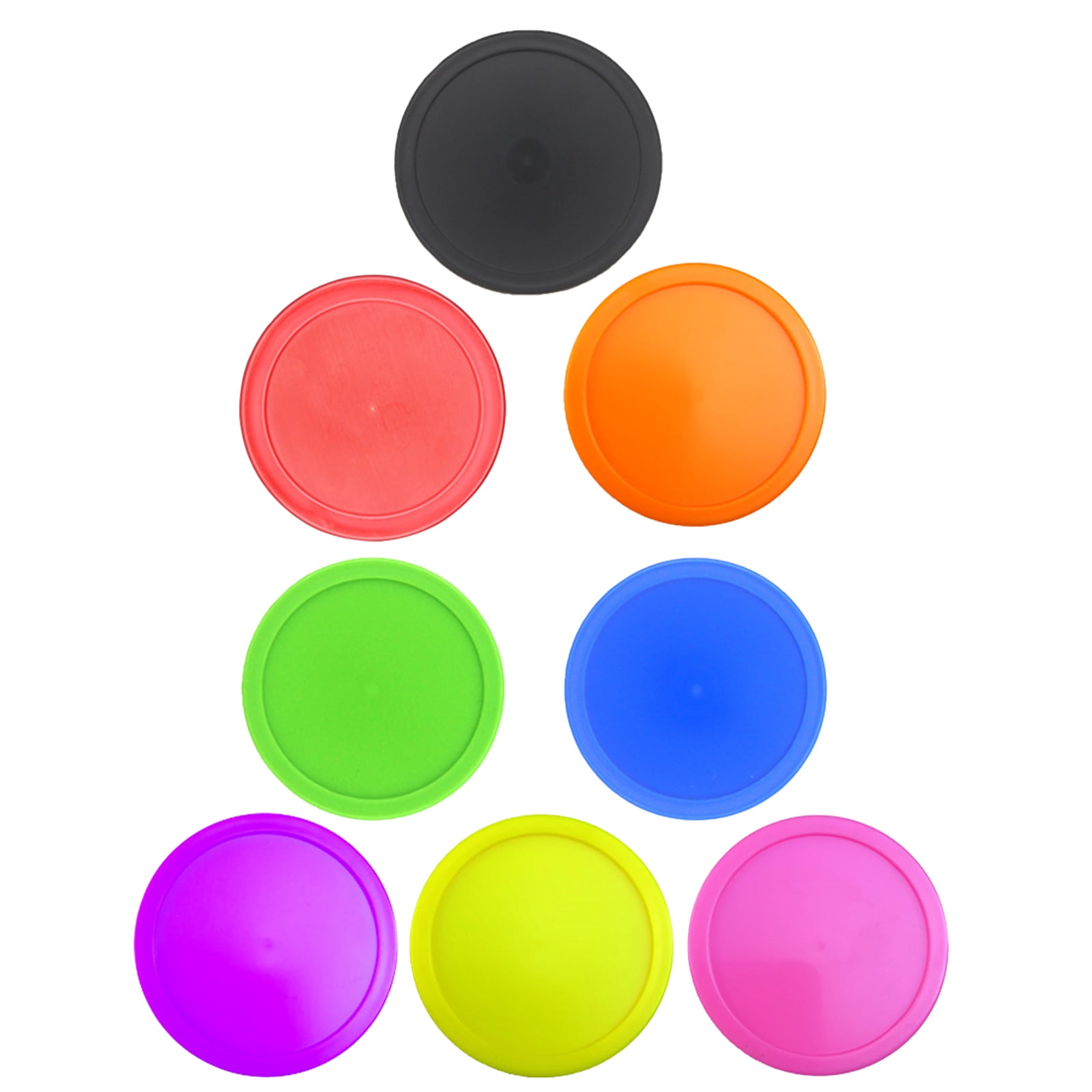 8Pcs Round Hockey Pucks Air Hockey Pucks Replacement Heavy Hockey ...