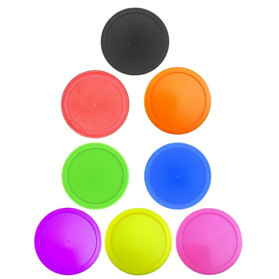 8Pcs Round Hockey Pucks Air Hockey Pucks Replacement Heavy Hockey ...
