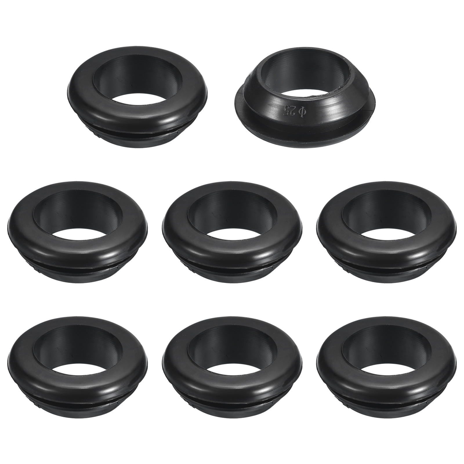 8Pcs Rubber Grommets, 20mm ID 25mm Drill Hole Hollow Firewall Hole ...