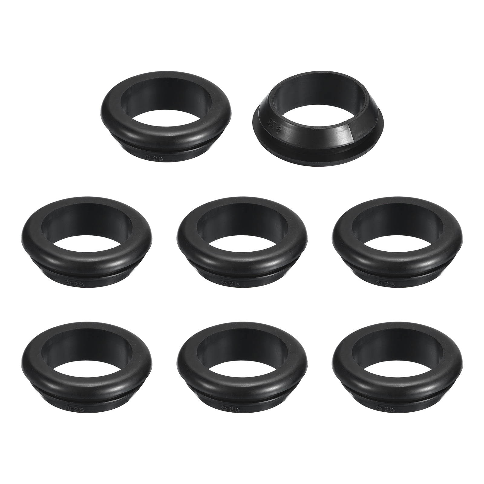 8Pcs Rubber Grommets, 23mm ID 28mm Drill Hole Hollow Firewall Hole ...