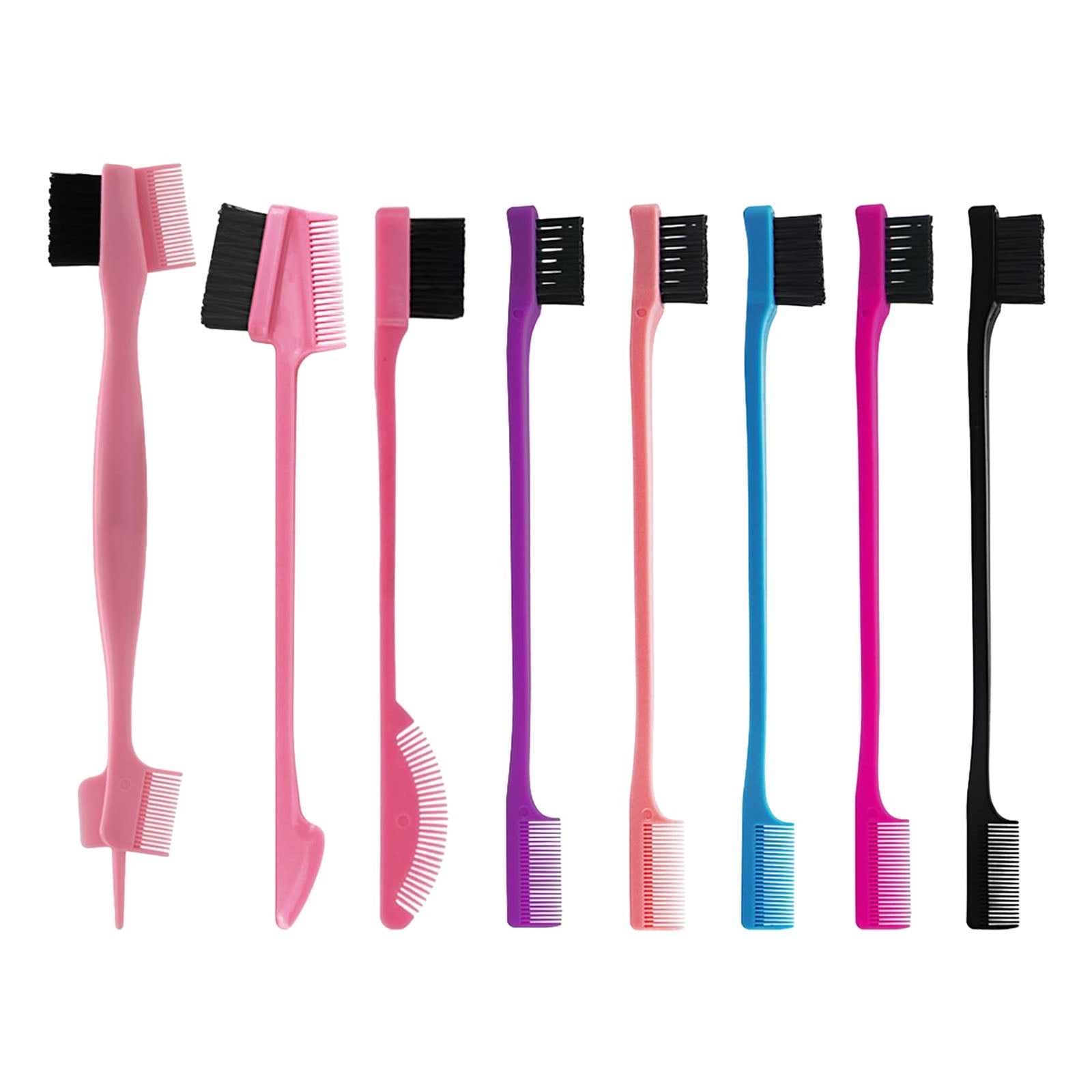 8Pcs Salon Hair Combs Brow Brushes Precisions Styling Tools Ergonomic ...