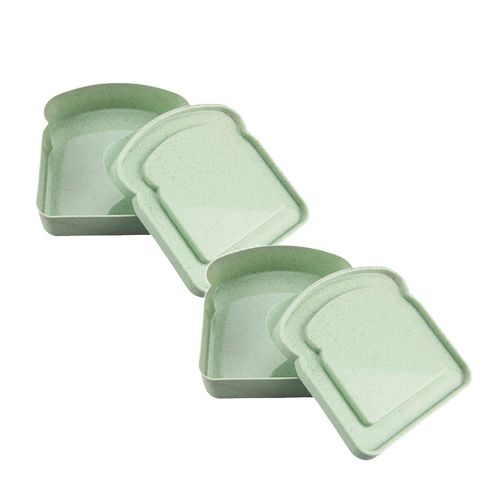 8Pcs Sandwich Containers Reusable Plastic Sandwich Box 14 Ounce Cute ...