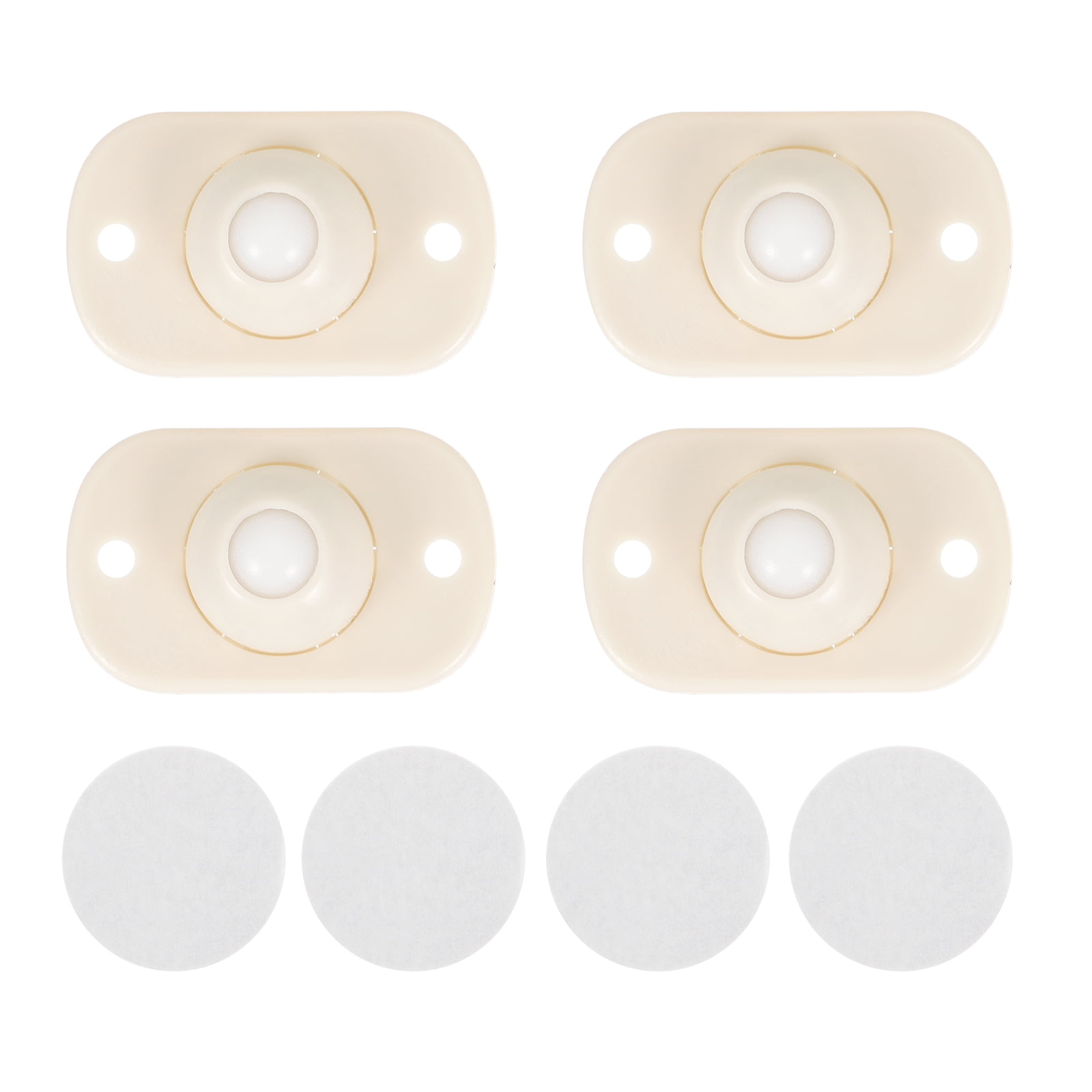 8Pcs Self-Adhesive Casters Stickey Storage Box Wheels Universal Bottom ...