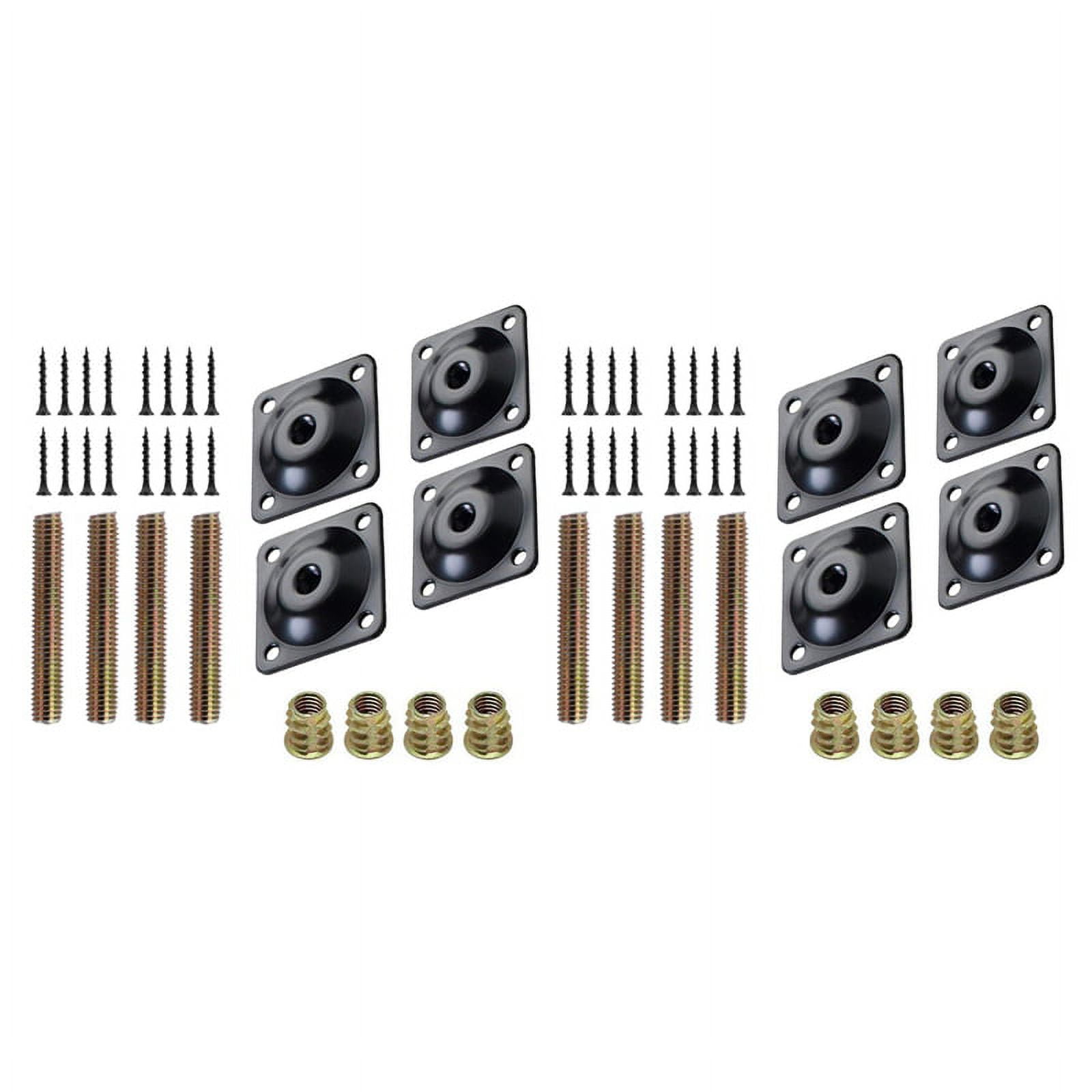 8Pcs/Set Furniture Leg Mounting Plates Sofa Leg Attachment Plates M8 ...