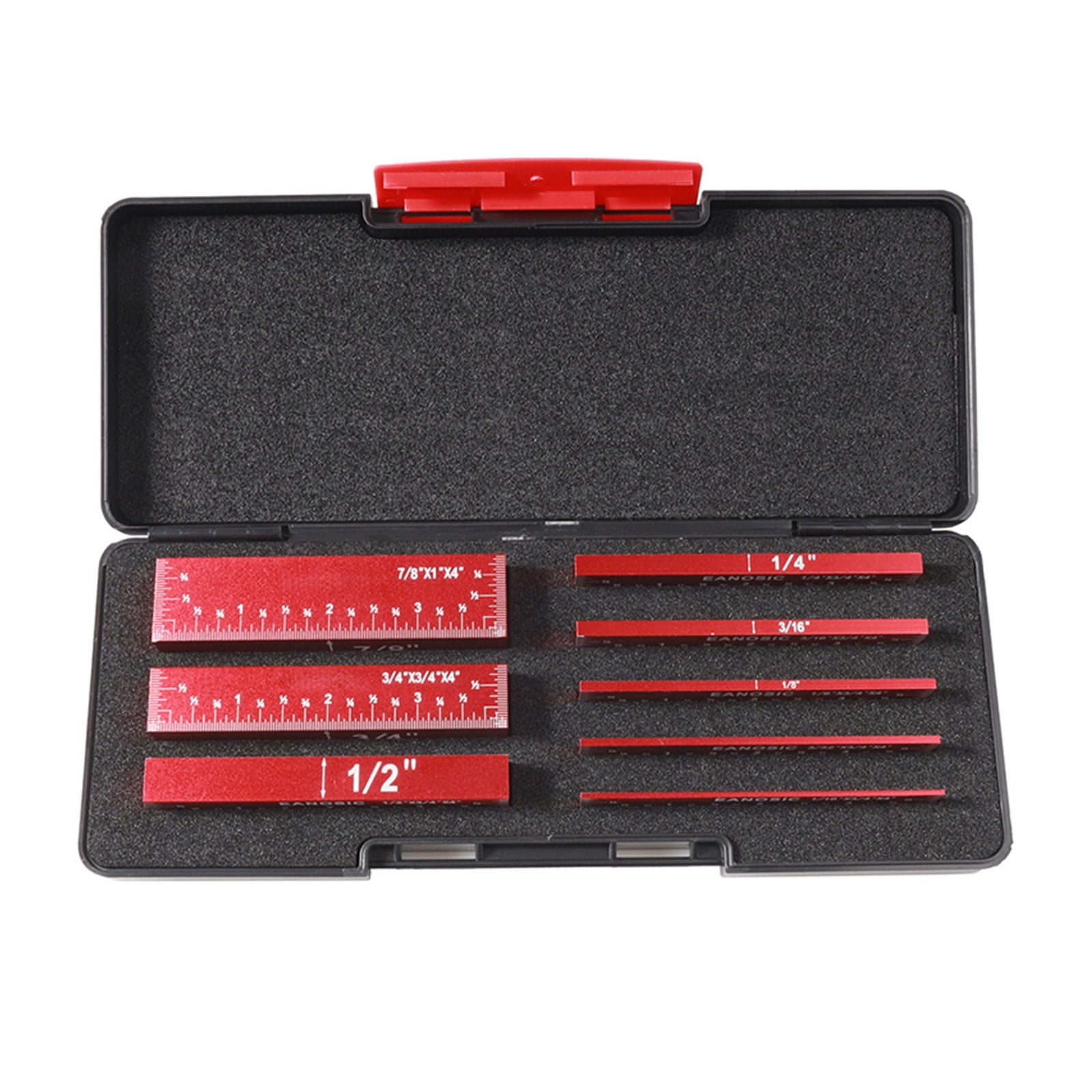 8Pcs Setup Blocks Height Gauge Set Precision Aluminum Setup Bars For ...