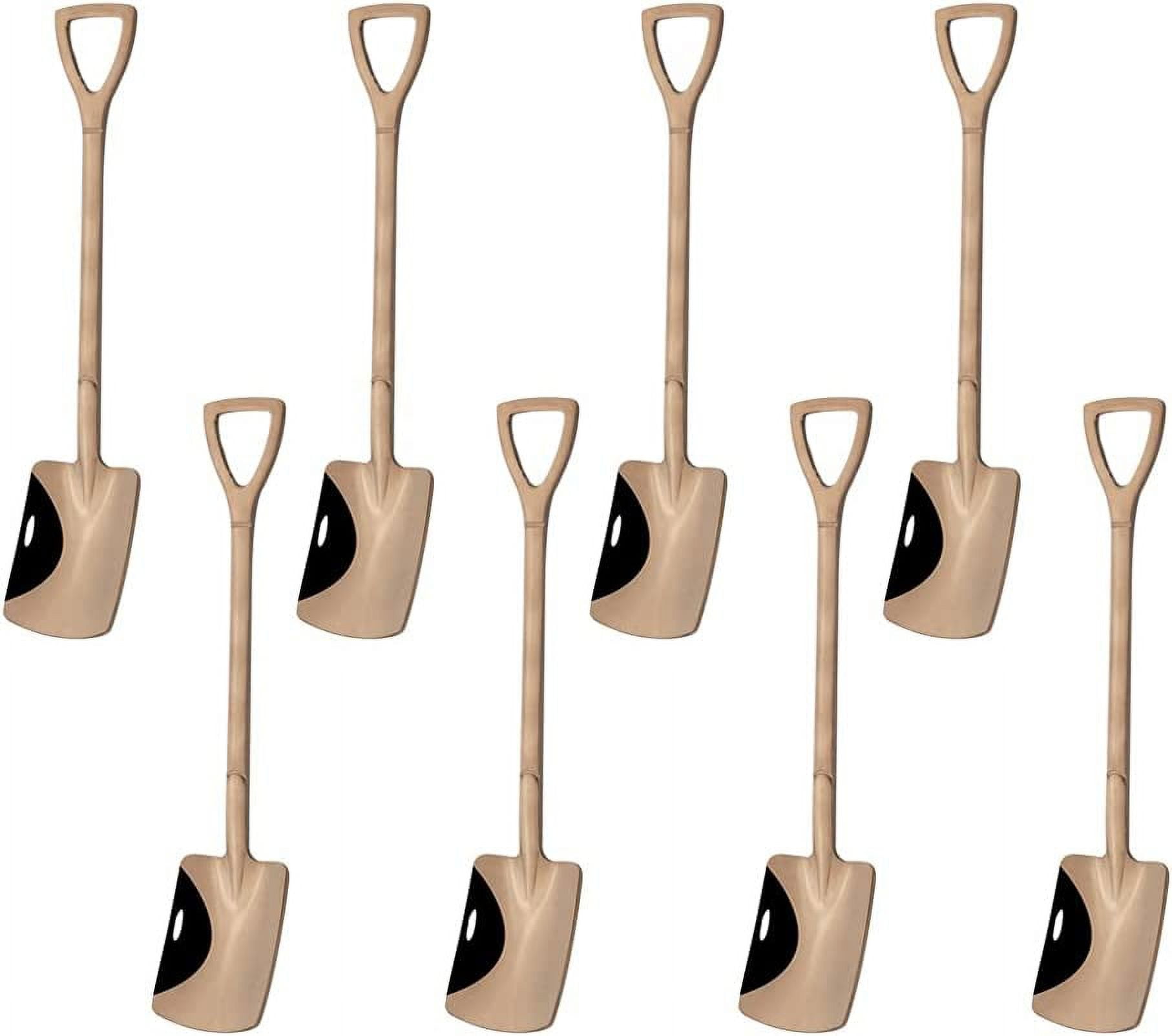 8Pcs Shovel Shape Stainless Steel Spoon, Polished Ice Cream Dessert ...