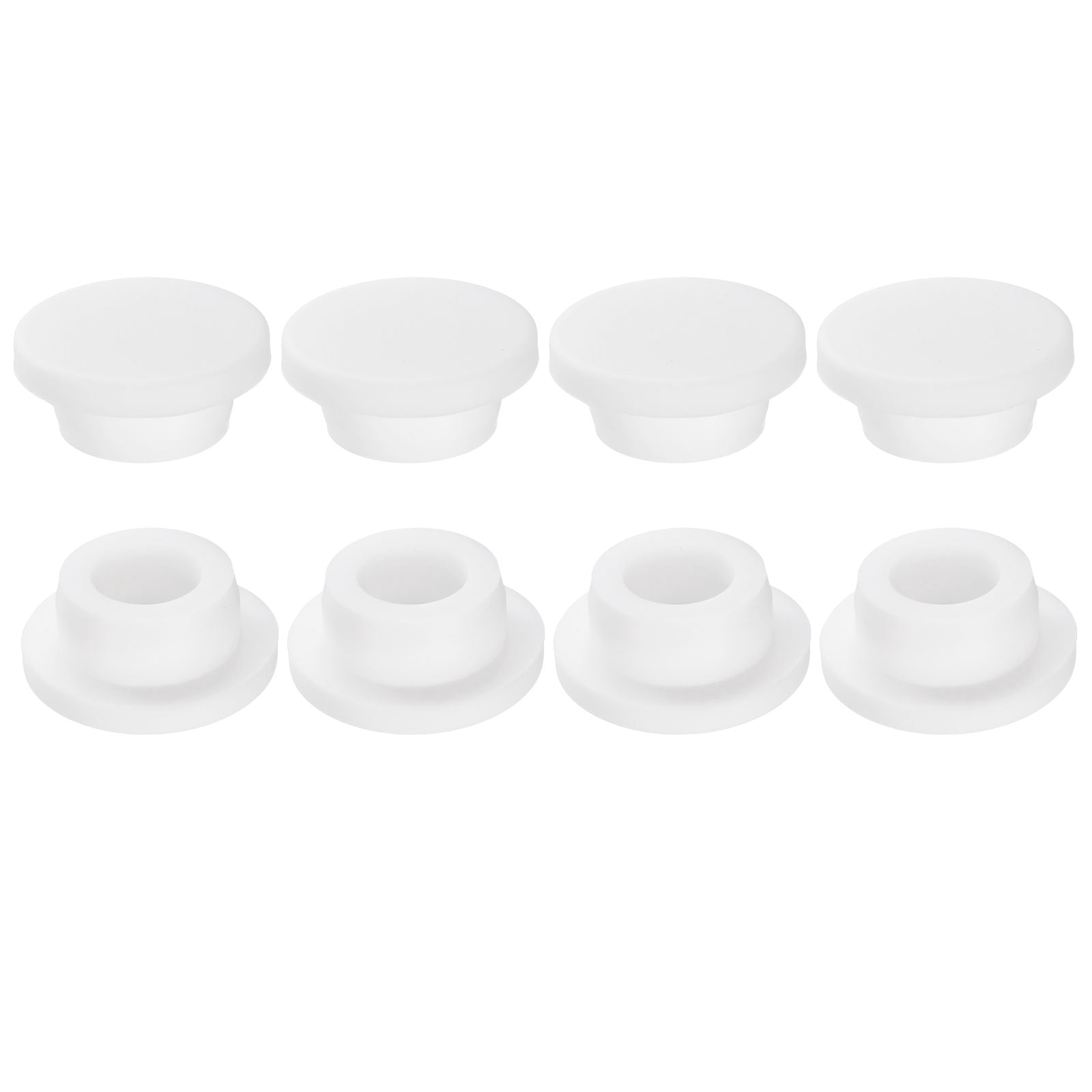 8Pcs Silicone Hole Plug, Waterproof Round Rubber Stoppers Bottle Seal ...