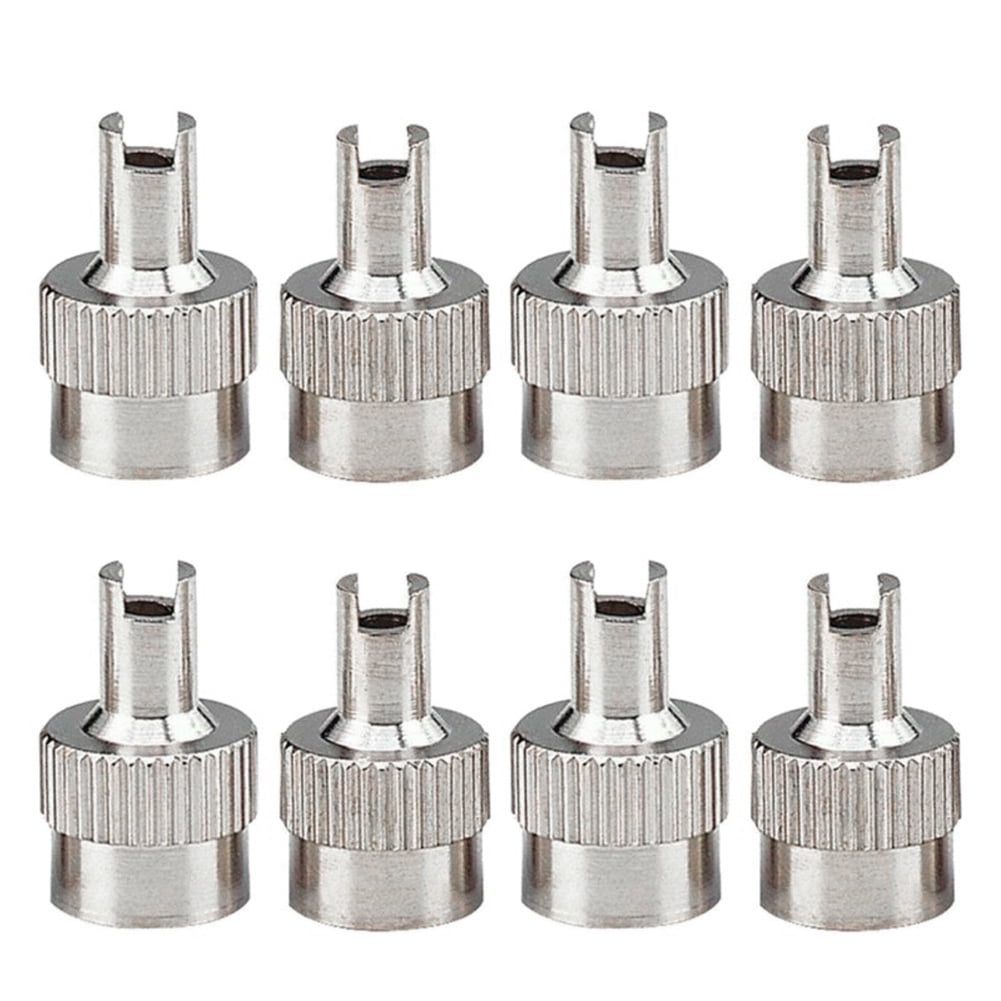 8Pcs Slotted Head Valve Stem Caps Leak-proof Car Tire Tool Cap Auto ...