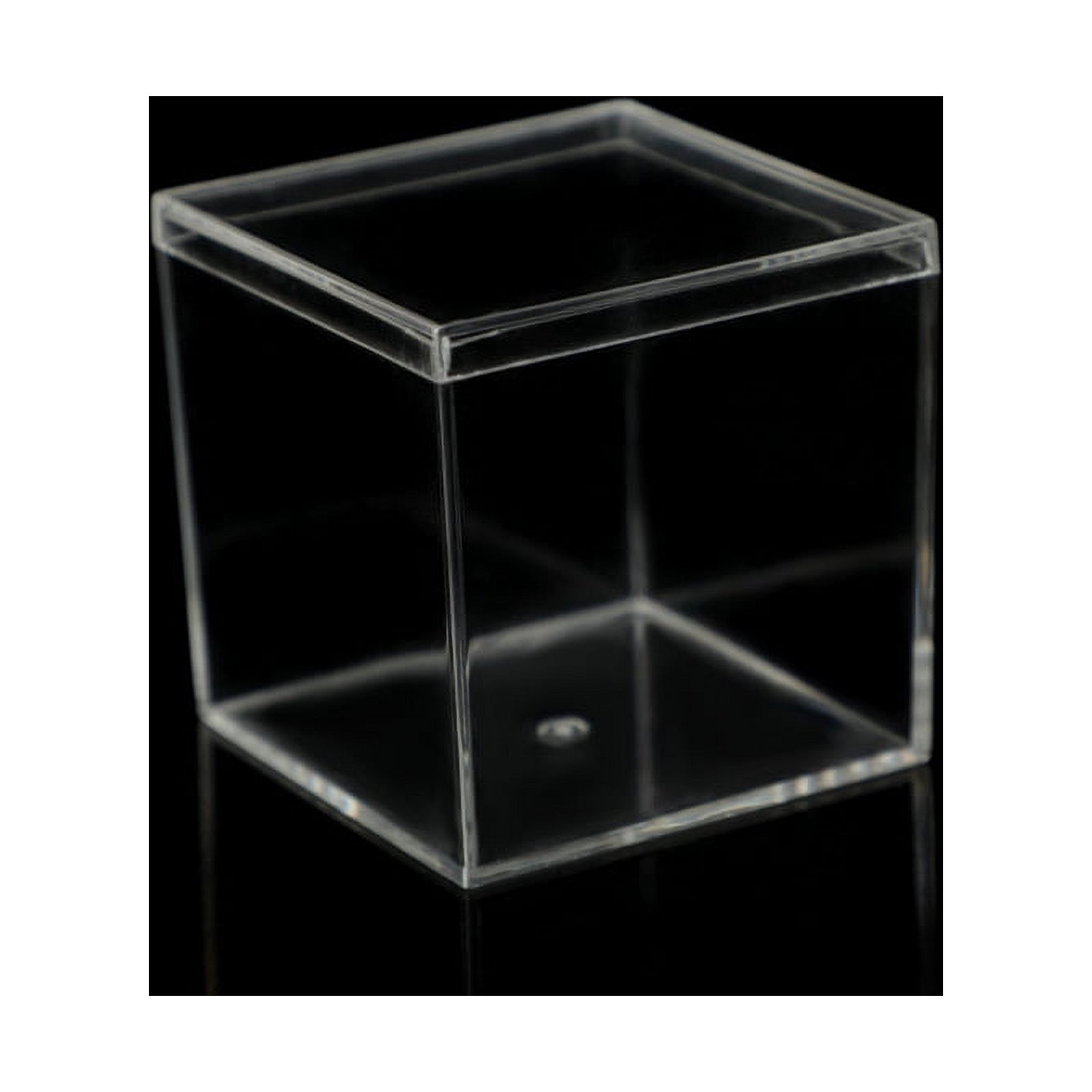 8Pcs Small Candy Boxes Clear Boxes Square Cube Decorative Boxes Party ...