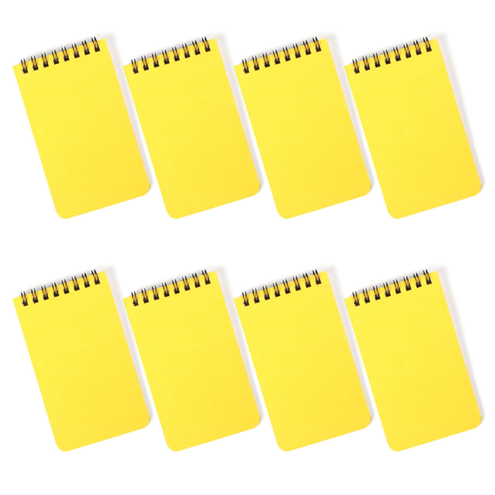 8Pcs Small Notebook 80 Sheets Unlined Twin Coil Binding Notepads 3x4 ...