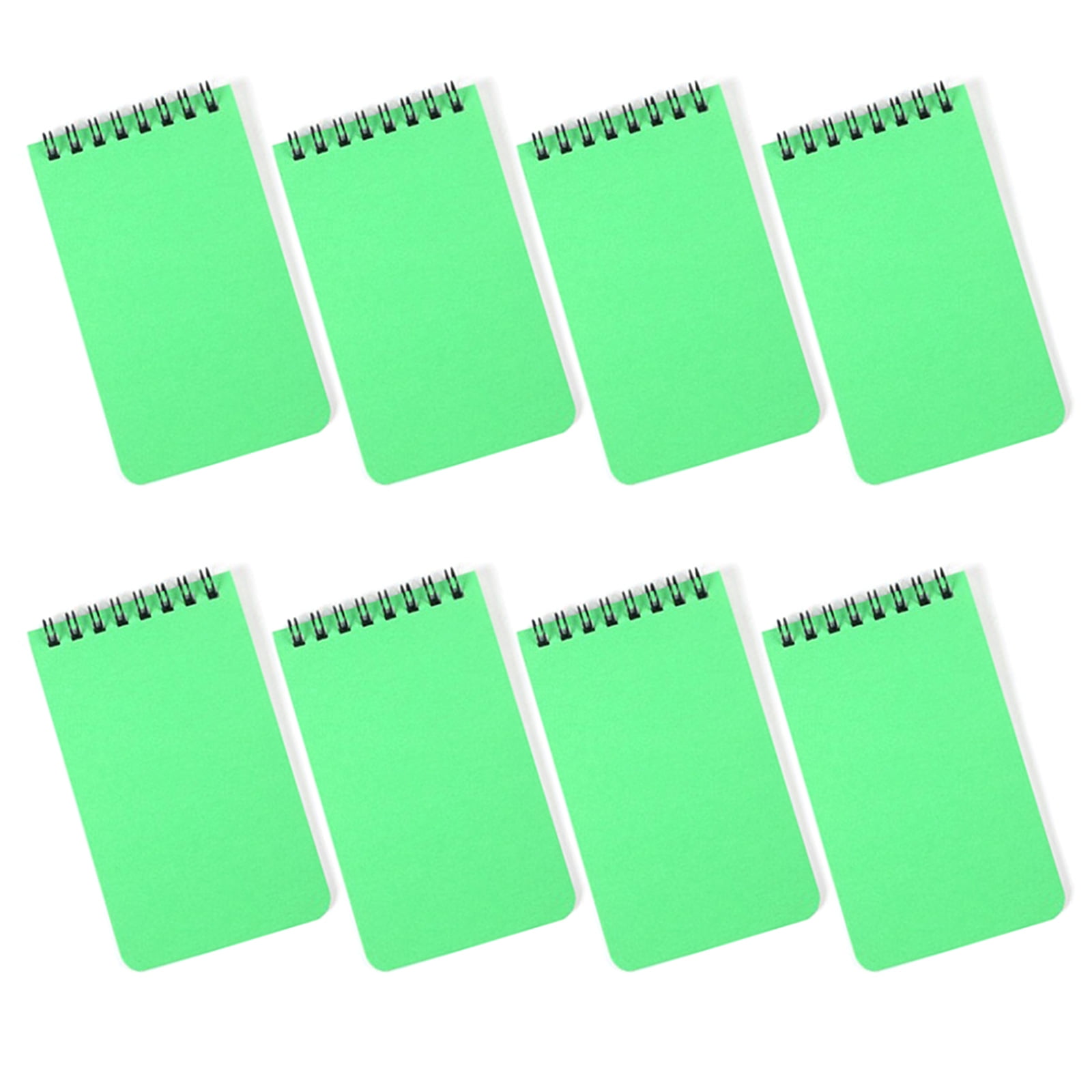 8Pcs Small Notebook 80 Sheets Unlined Twin Coil Binding Notepads 3x4 ...