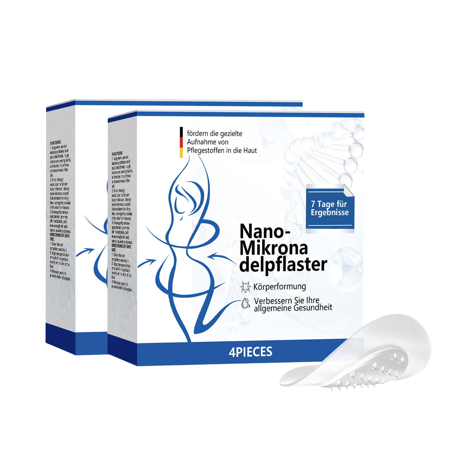 8Pcs Smgt-Glp-1 Nano Micro-needle Plaster, Nano Micro Needle Plaster, Smgt-Glp-2 Plaster, Nano ...