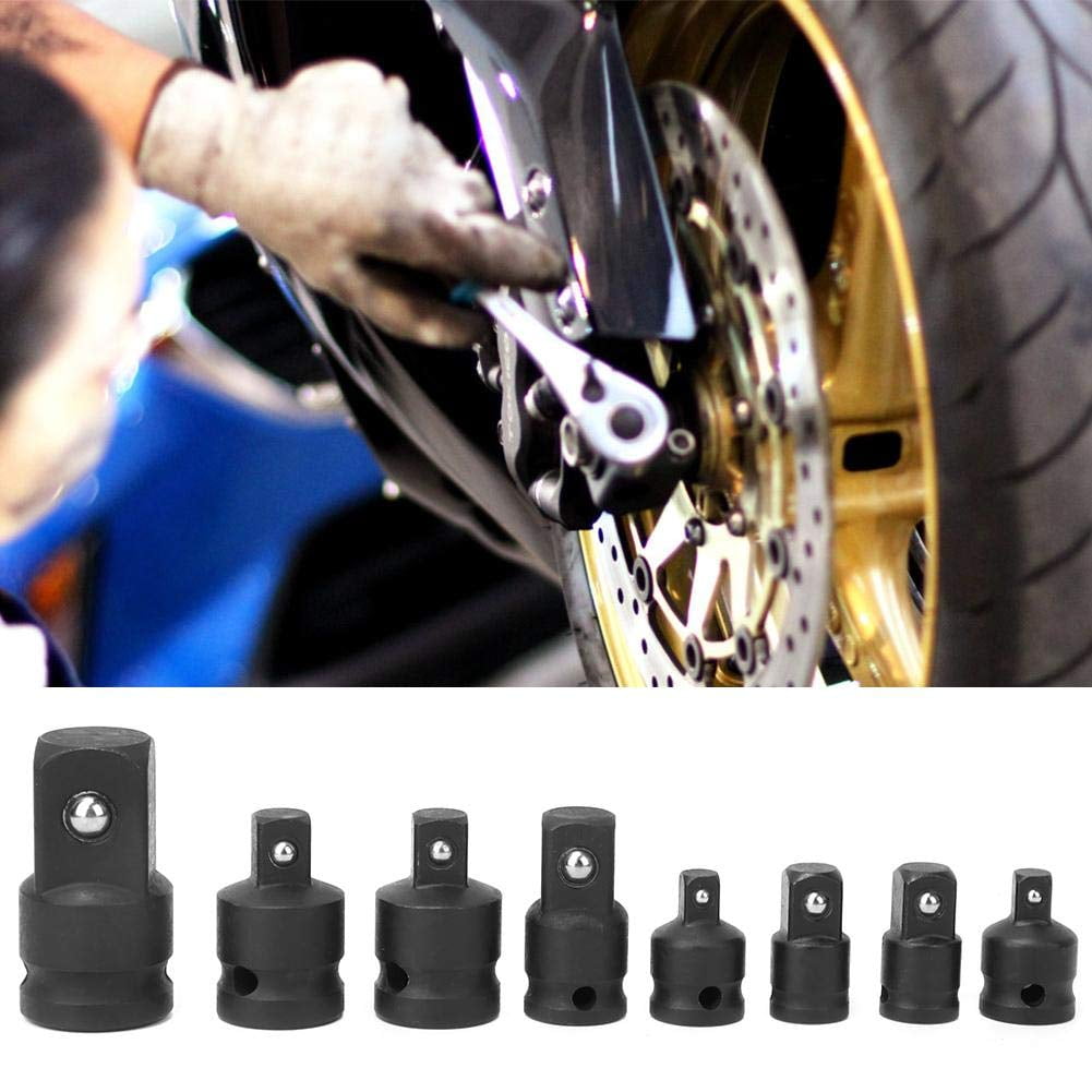 8Pcs Socket Adapter Impact Adapter and Reducer Set Impact Wrench Drive ...