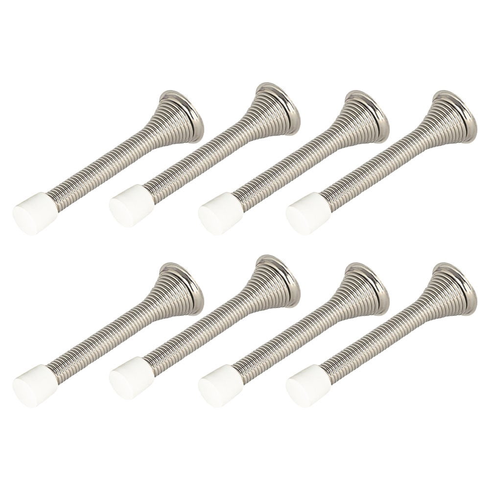 8Pcs Spring Door Top Spring Door Stopper Spring Steel Rubber Head Rust ...