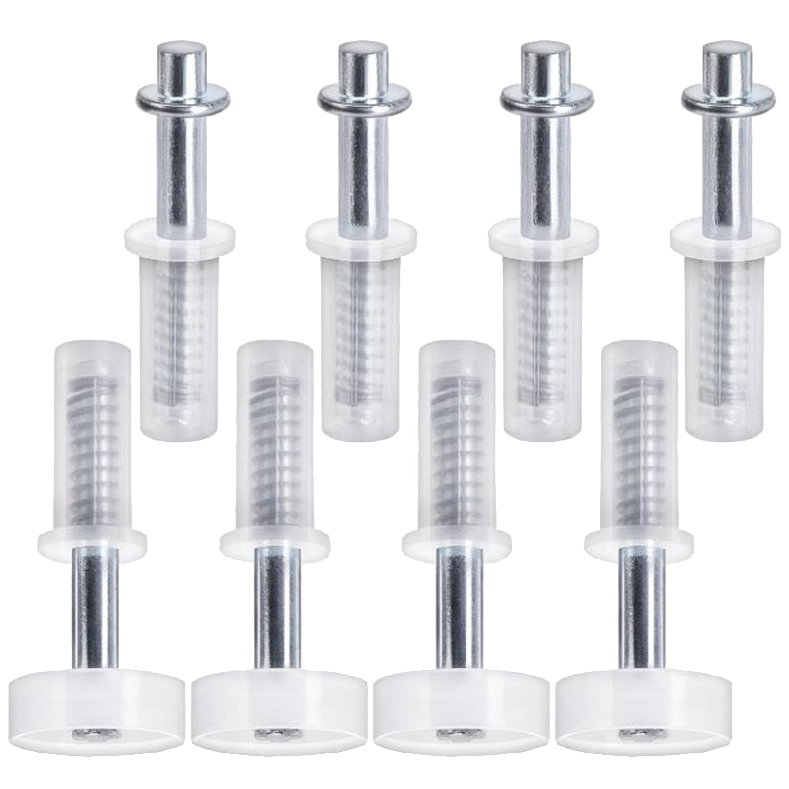 8Pcs Spring Loaded Bifold Door Hardware Kits with Top Guide Wheel ...