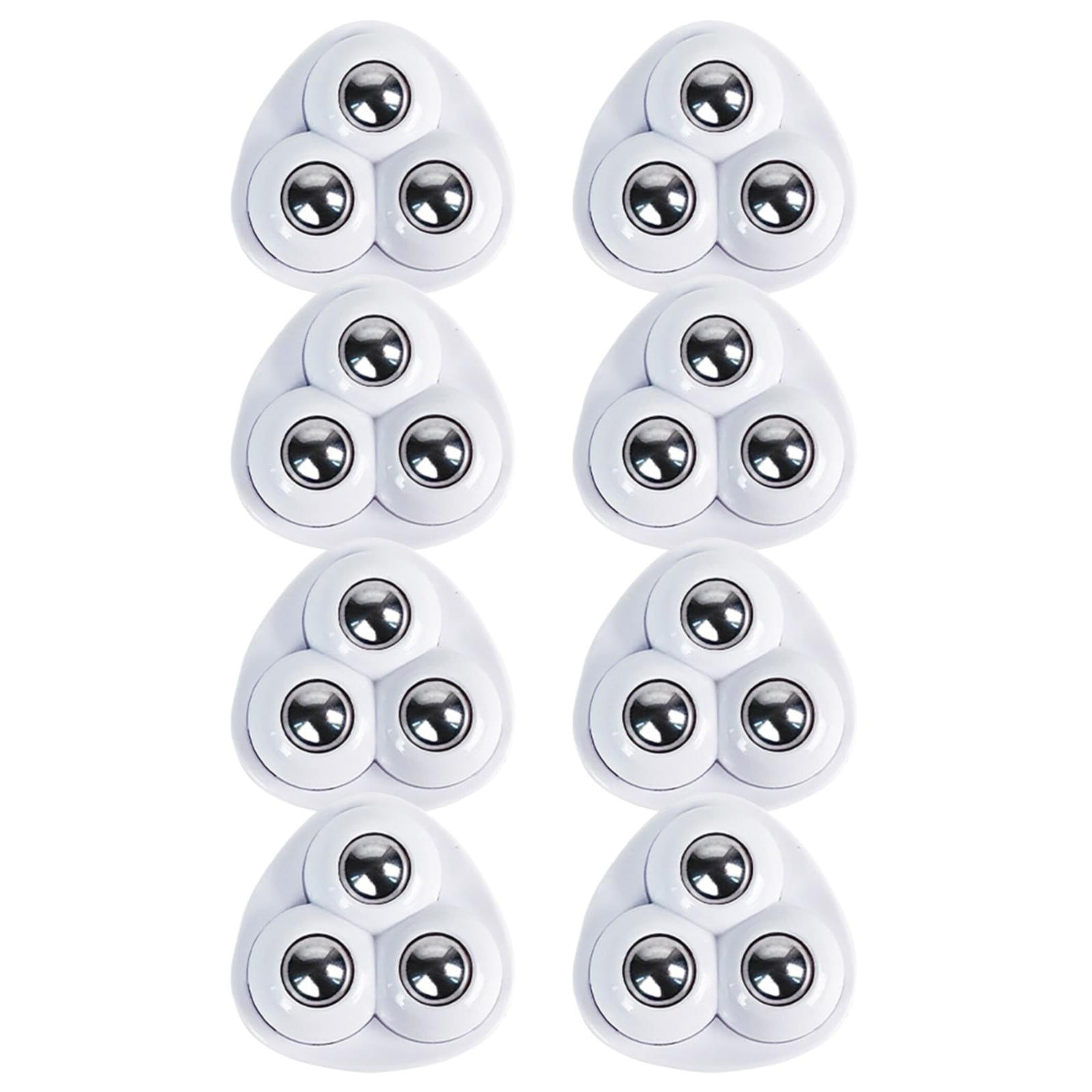 8Pcs Stainless Paste Wheel For Furniture Upgrade 360 Self Adhesive ...