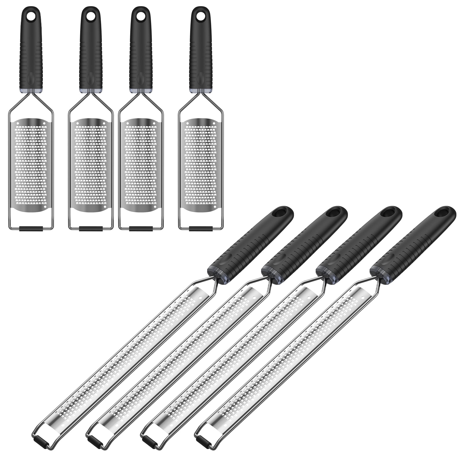 8Pcs Stainless Steel Lemon Zester With Anti Slip Handle Rust Proof ...