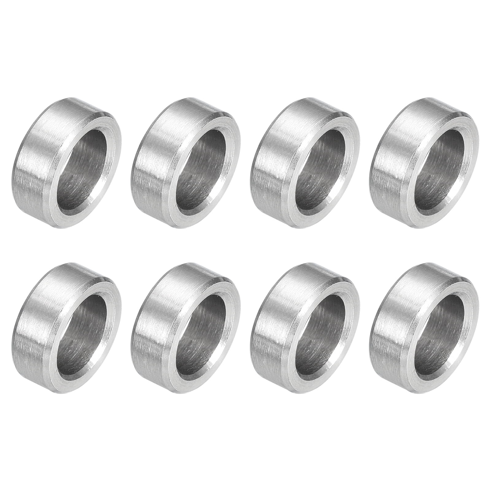 8Pcs Stainless Steel Spacer 1/2" OD x 5/16" ID x 1/4" Length(12x8x3mm ...