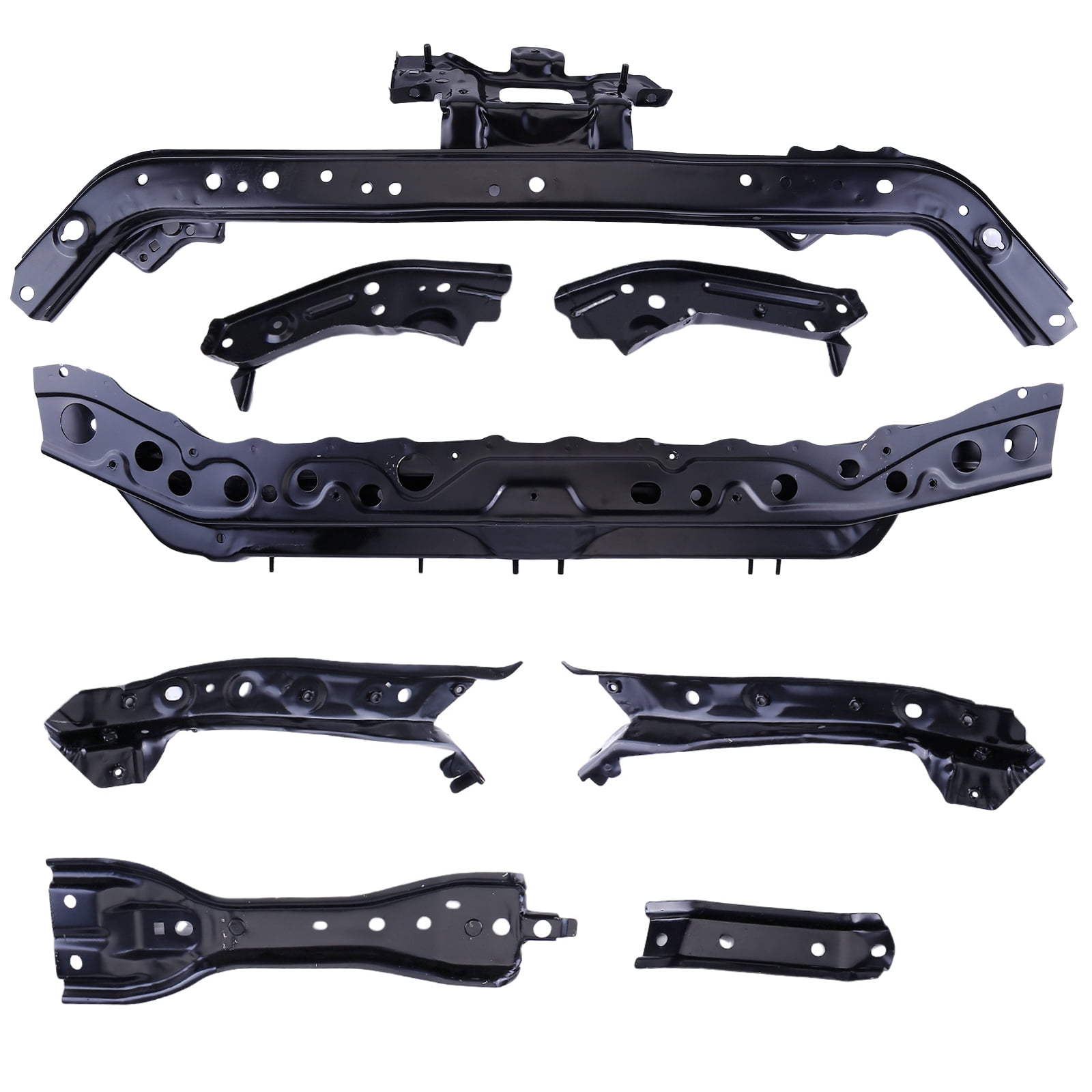8Pcs Steel Radiator Support Brackets Kit for Nissan Sentra 2013-2019 ...