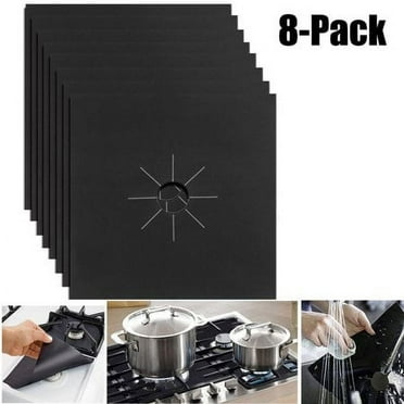 Gas Range Protectors, TSV Liner Covers Reusable Gas Stove Burner Covers ...