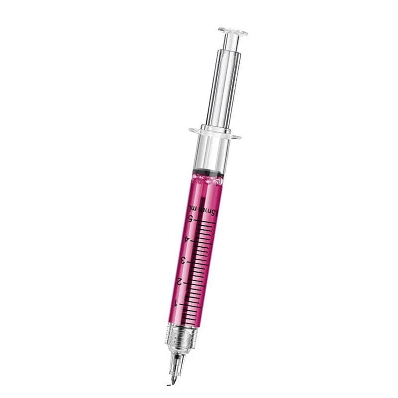 8Pcs Syringe Pens Retractable Fun Nurse Pens Novelty Multi Colors ...