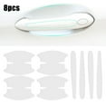 8Pcs TPU Car Door Bowl Anti-scratch Sticker Clear Door Bowl Handle ...