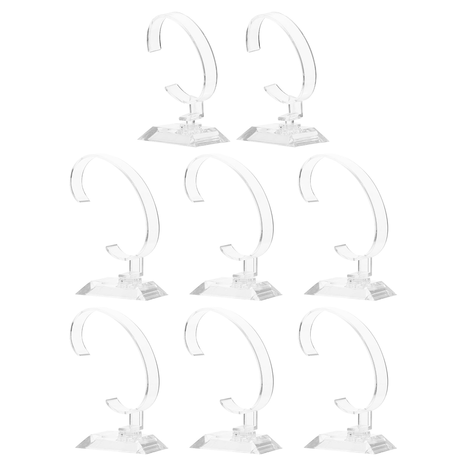 8Pcs Tabletop Jewelry Stand Plastic Bracelet Stand Clear Bracelet ...