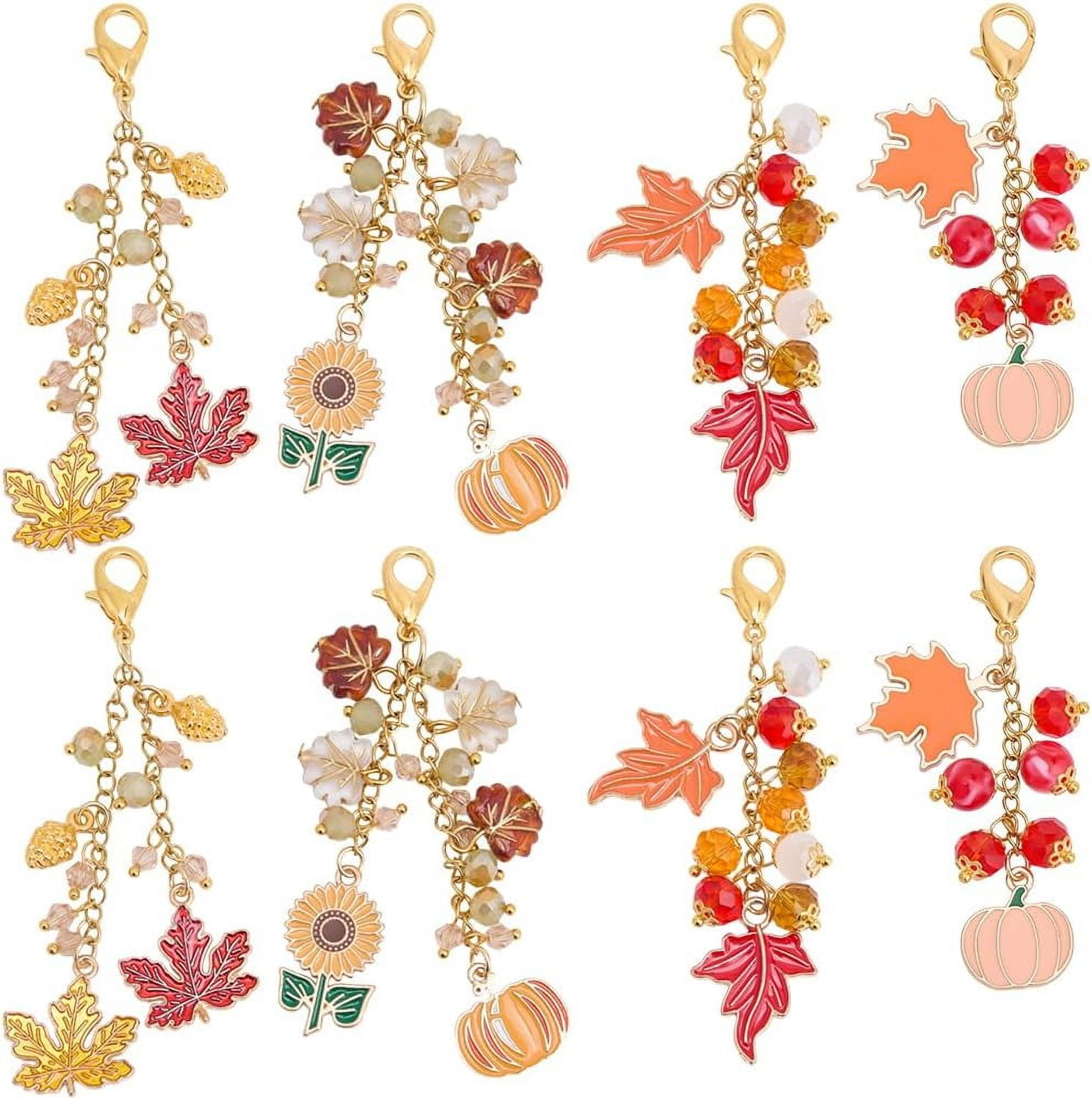 8Pcs Thanksgiving Book Markers Book Chain Bookmark Travelers Notebook ...