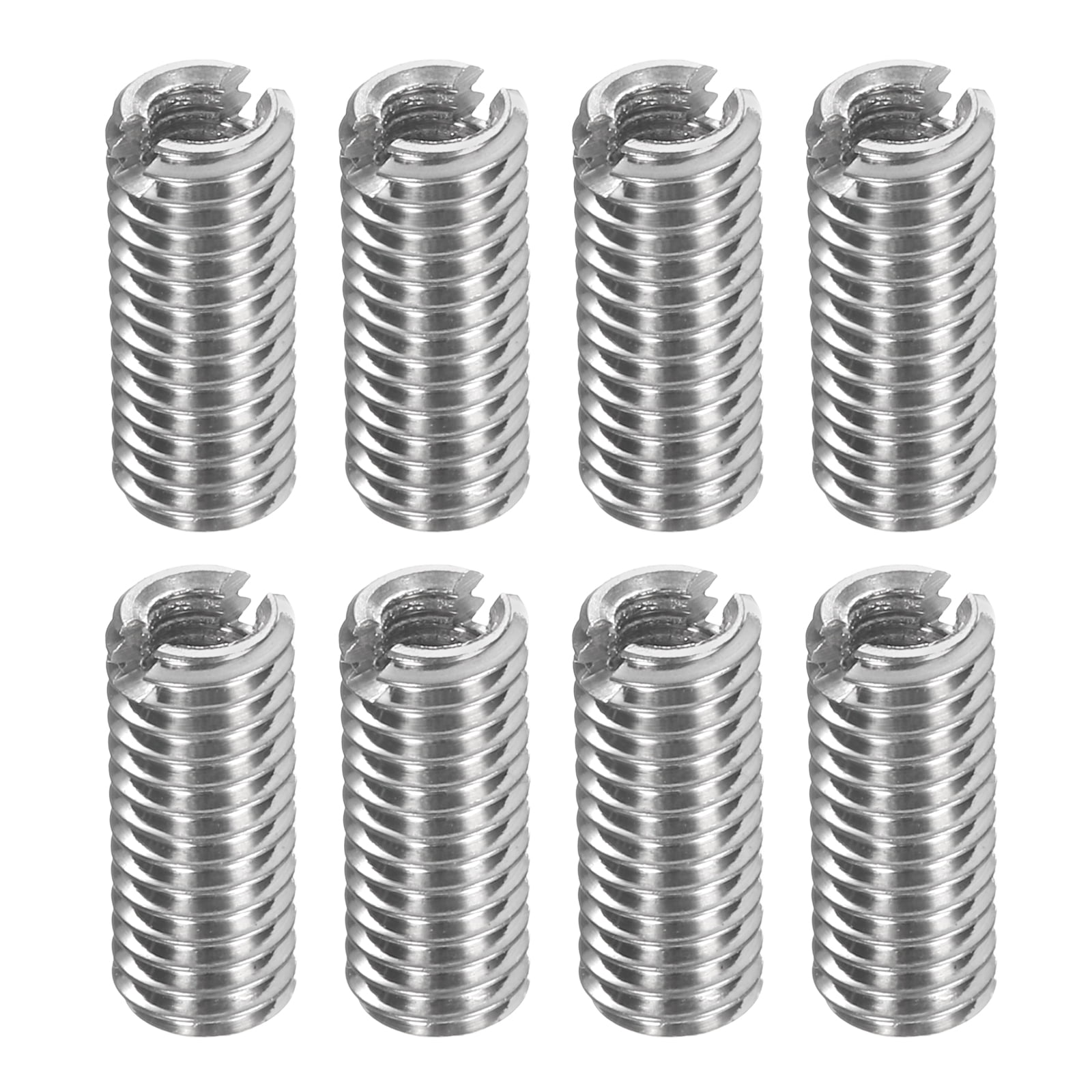 8Pcs Threaded Insert, Stainless Steel M5*0.8 Male to M3*0.5 Female 12mm ...