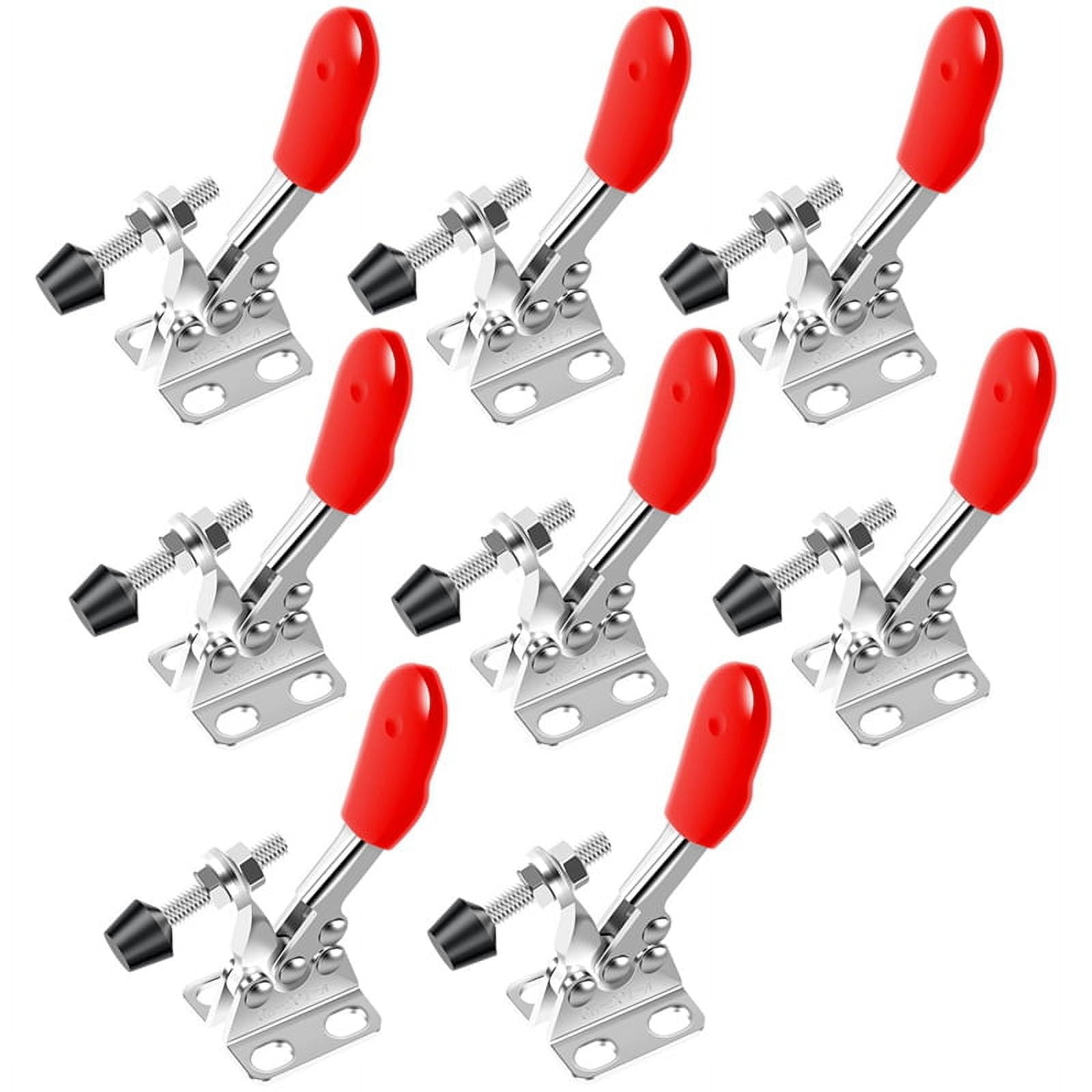 8Pcs Toggle Clamp, Adjustable Quick Release Latch Hold Down 60 Lbs ...
