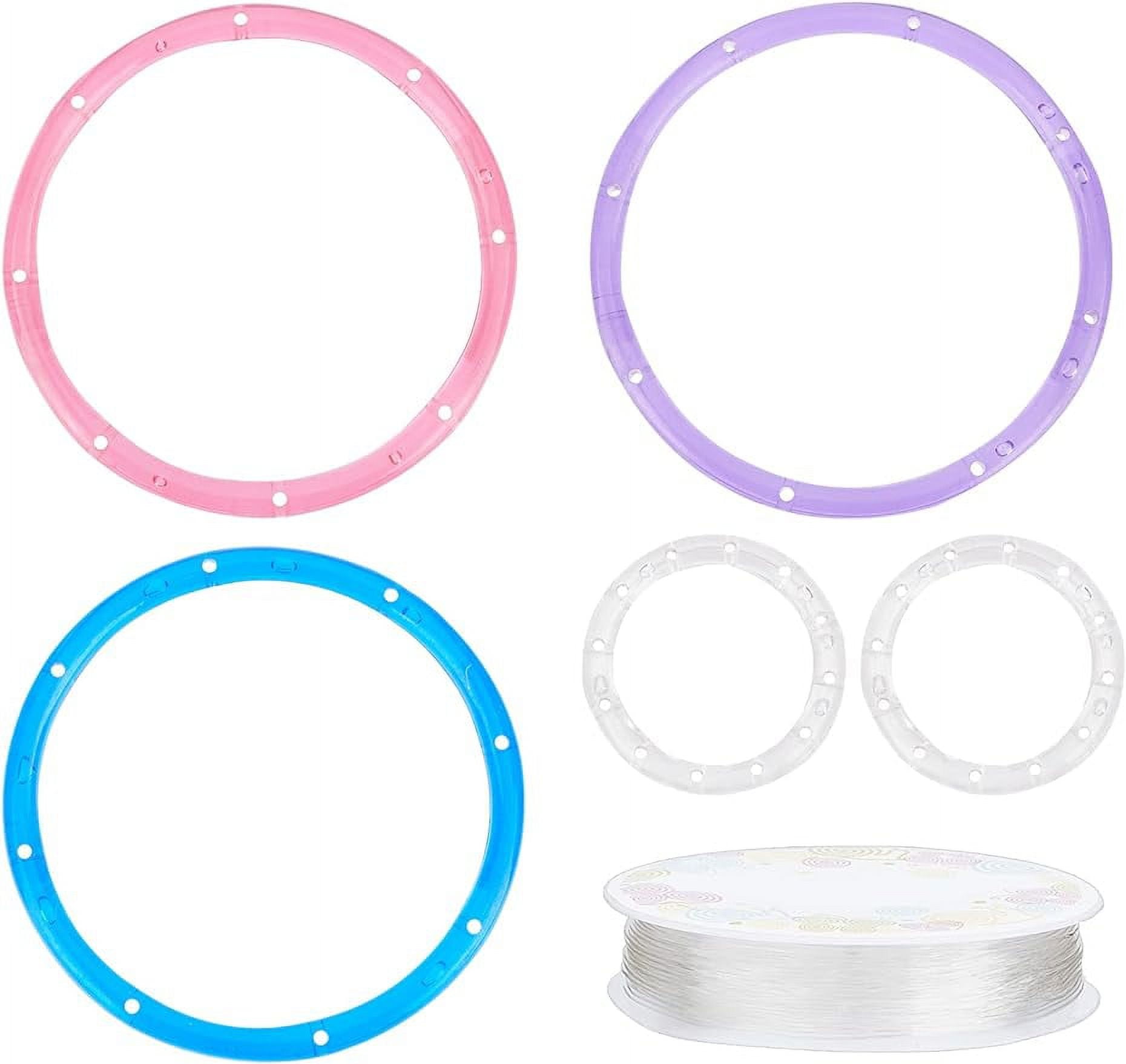 8Pcs Top Circles of Wind Chime 4 Colors Acrylic Wind Chimes Supplies ...