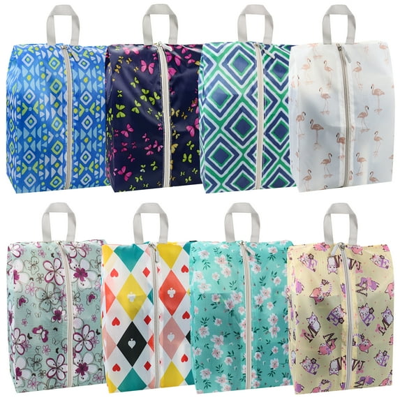 8Pcs Travel Shoe Bags, Shoe Storage Pouch with Handle, Waterproof ...