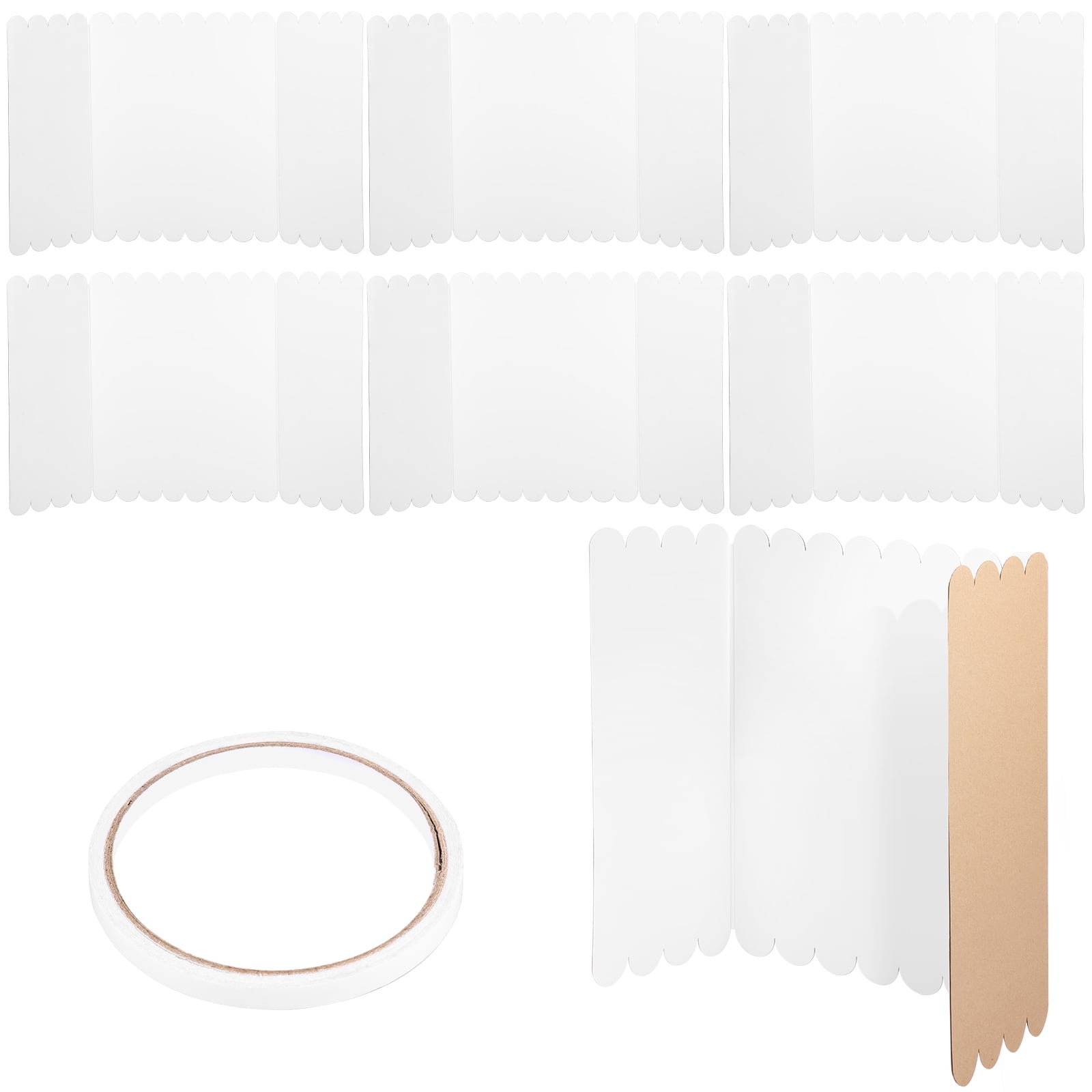 8Pcs Trifold Poster Board 24 x 15 Inch Portable Corrugated Cardboard ...