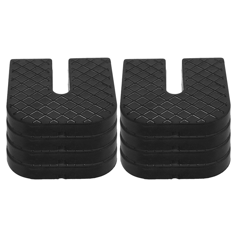 8Pcs U Shaped Rubber Anti Vibration Pads for Air Conditioner Outdoor ...