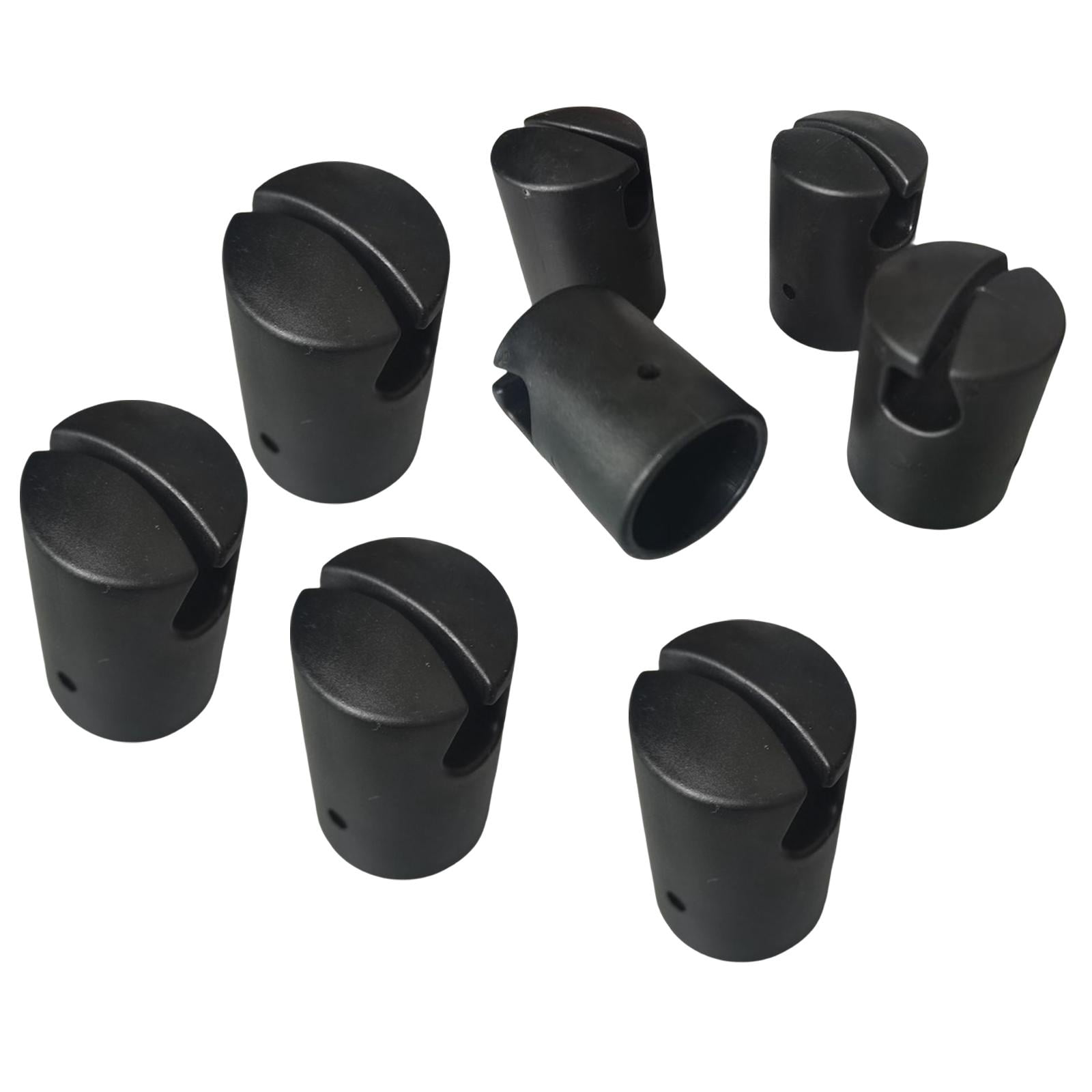 8Pcs Universal Trampoline Enclosure Pole Caps for Flat Steel Sheet Pole ...