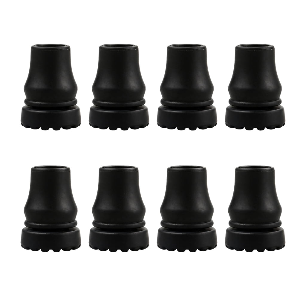 8Pcs Walking Stick Pad Buffers Trekking Poles Cane Tip Protector Hiking ...