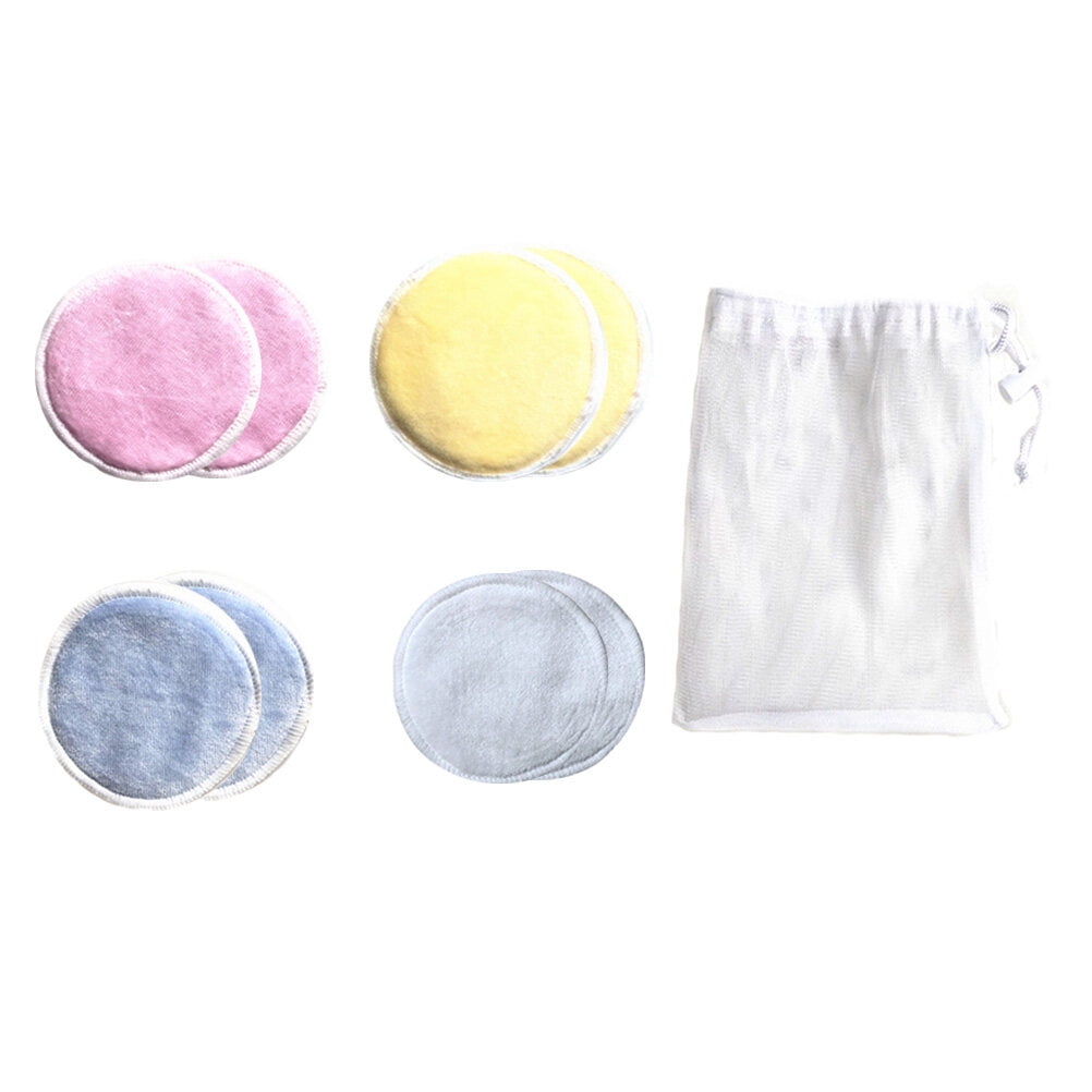 8Pcs Washable Makeup Remover Pads Three Layer Eco-friendly Facial ...