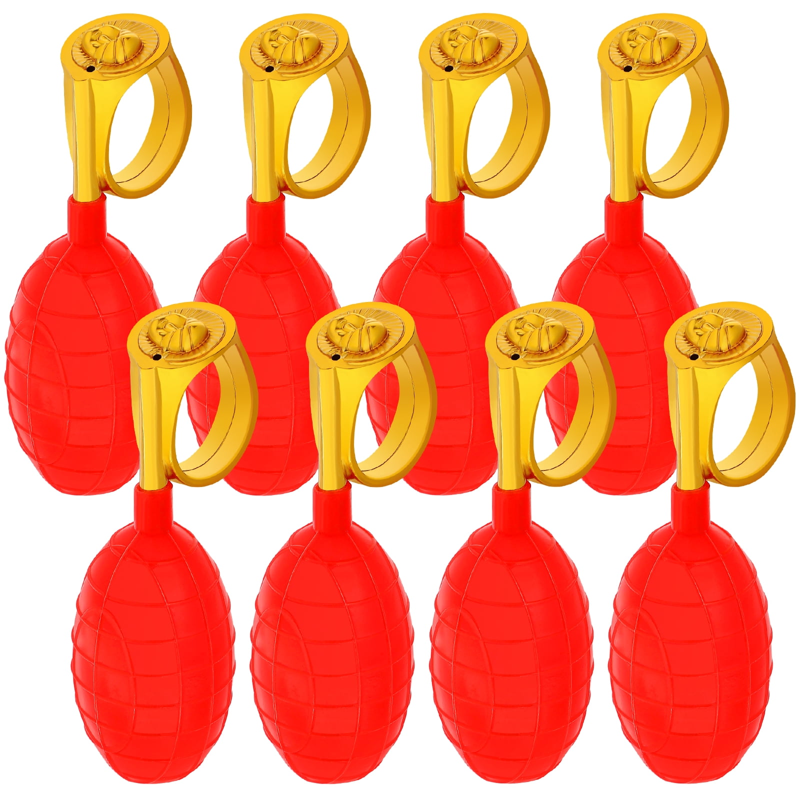 OUNONA Red Water Spray Ring for Playing Made of Plastic Lightweight ...