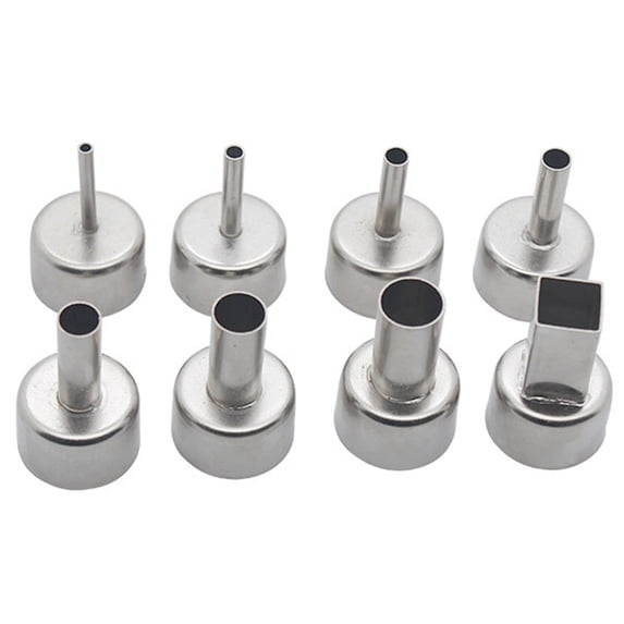 8Pcs Welding Machine Nozzles Replacement For 858D Soldering Stations ...