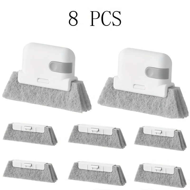 8Pcs Window Slot Cleaning Brush-hand-held Gap Cleaning Tool, Window Or ...
