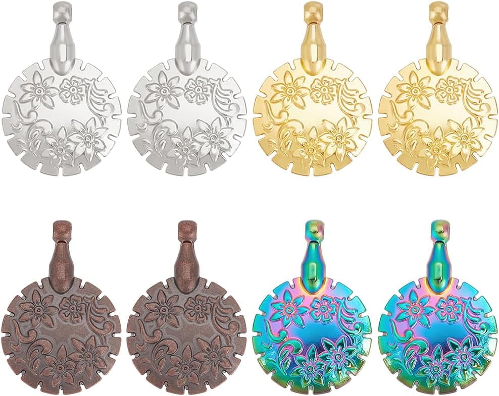 8Pcs Yarn Thread Cutter Pendants Round Portable Yarn Cutter Tool 4 ...