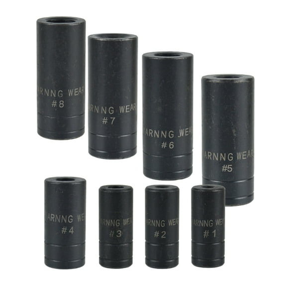 8Pcs/set Extended Socket Hexagonal Impacts Sleeve Set Steel Impacts ...
