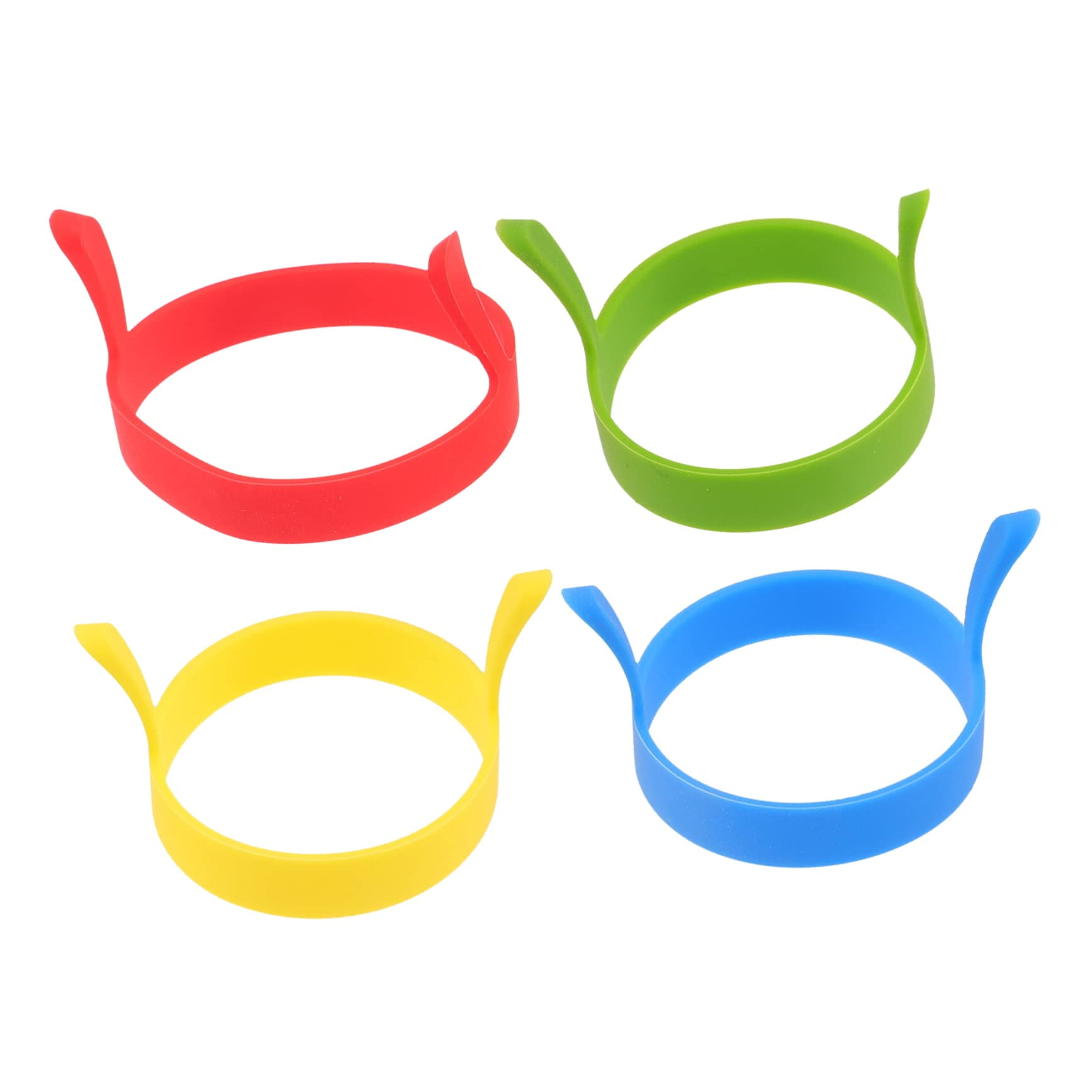 8Pcs silicone pancake ring kitchen ring molds for cooking egg frying ...