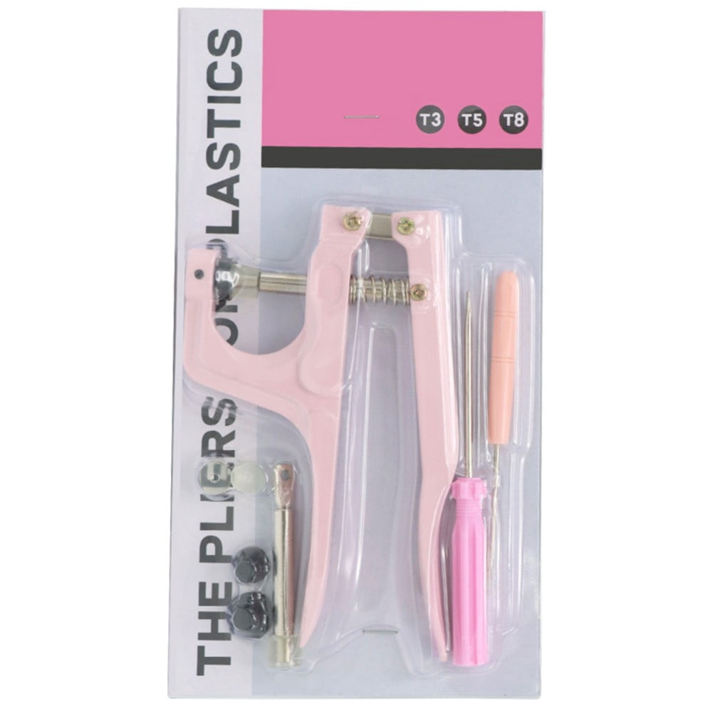 8Piece Button Installation Tool Set Manual Press Pliers And Press ...