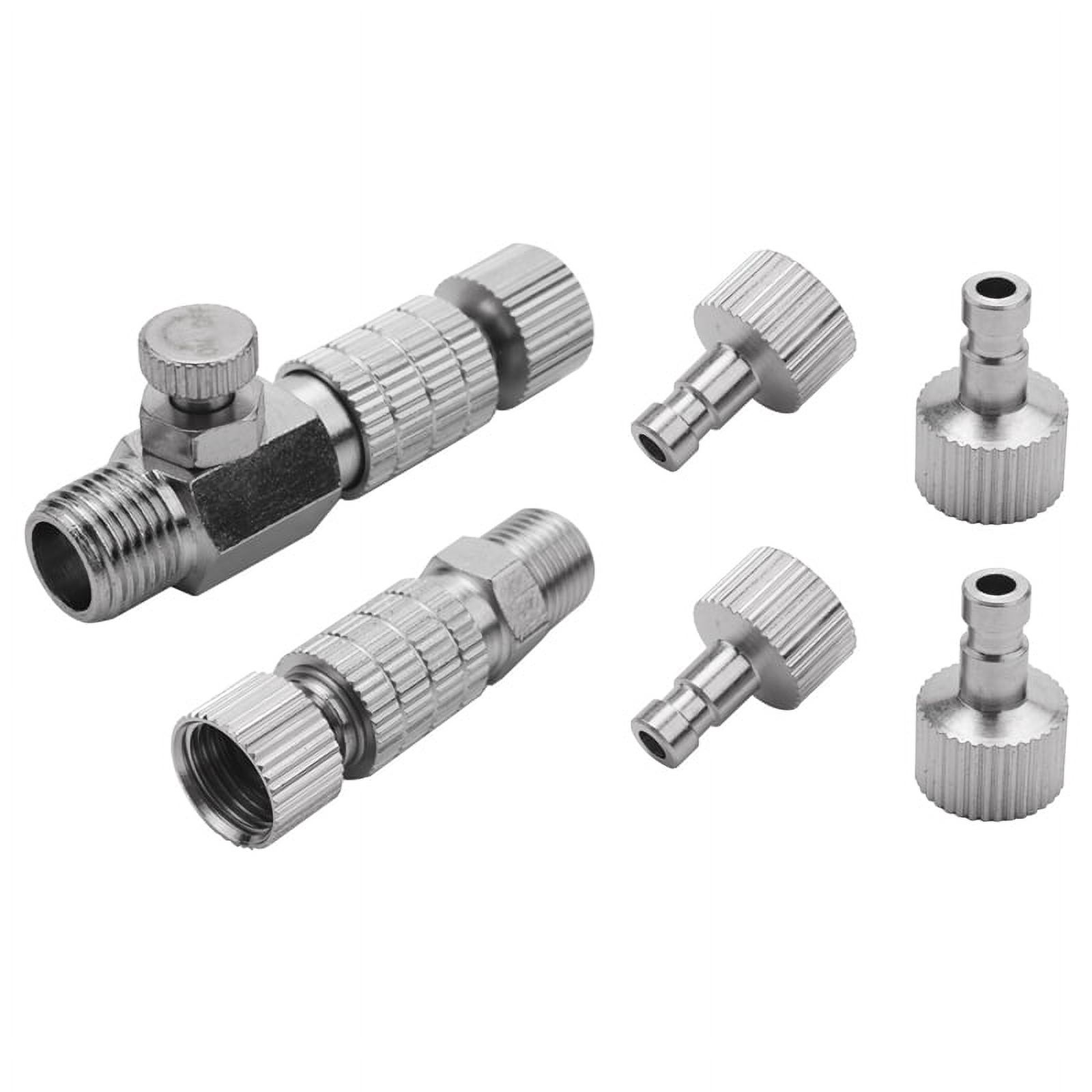 8Pieces Airbrush Adapter Set Quick Release Coupling Disconnect Kit for ...