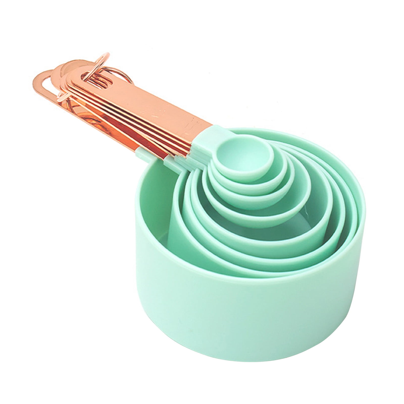 8Pieces Elegant Measuring Cup Measuring Spoons Coffee Measuring Tool ...