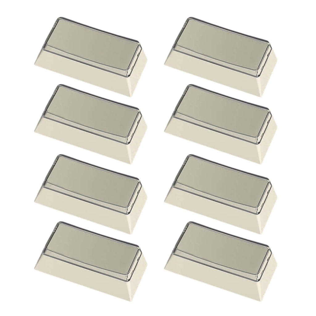 8Pieces PBTs Not Engraving Blanks Keycap Original Height Height 2Us ...