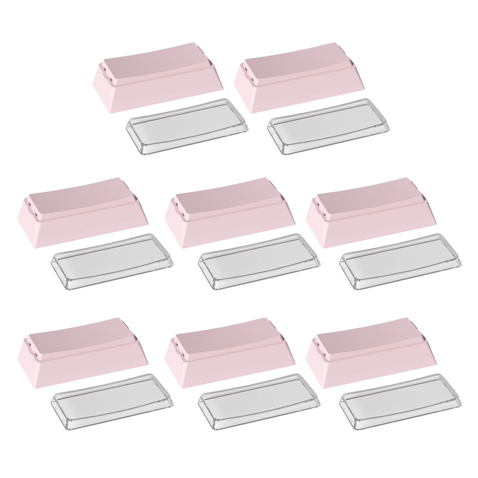 8Pieces PBTs Not Engraving Blanks Keycap Original Profile Height 2X ...
